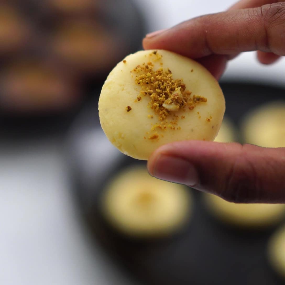 Doodh Peda Recipe (Milk Peda) - Yellow Chili's