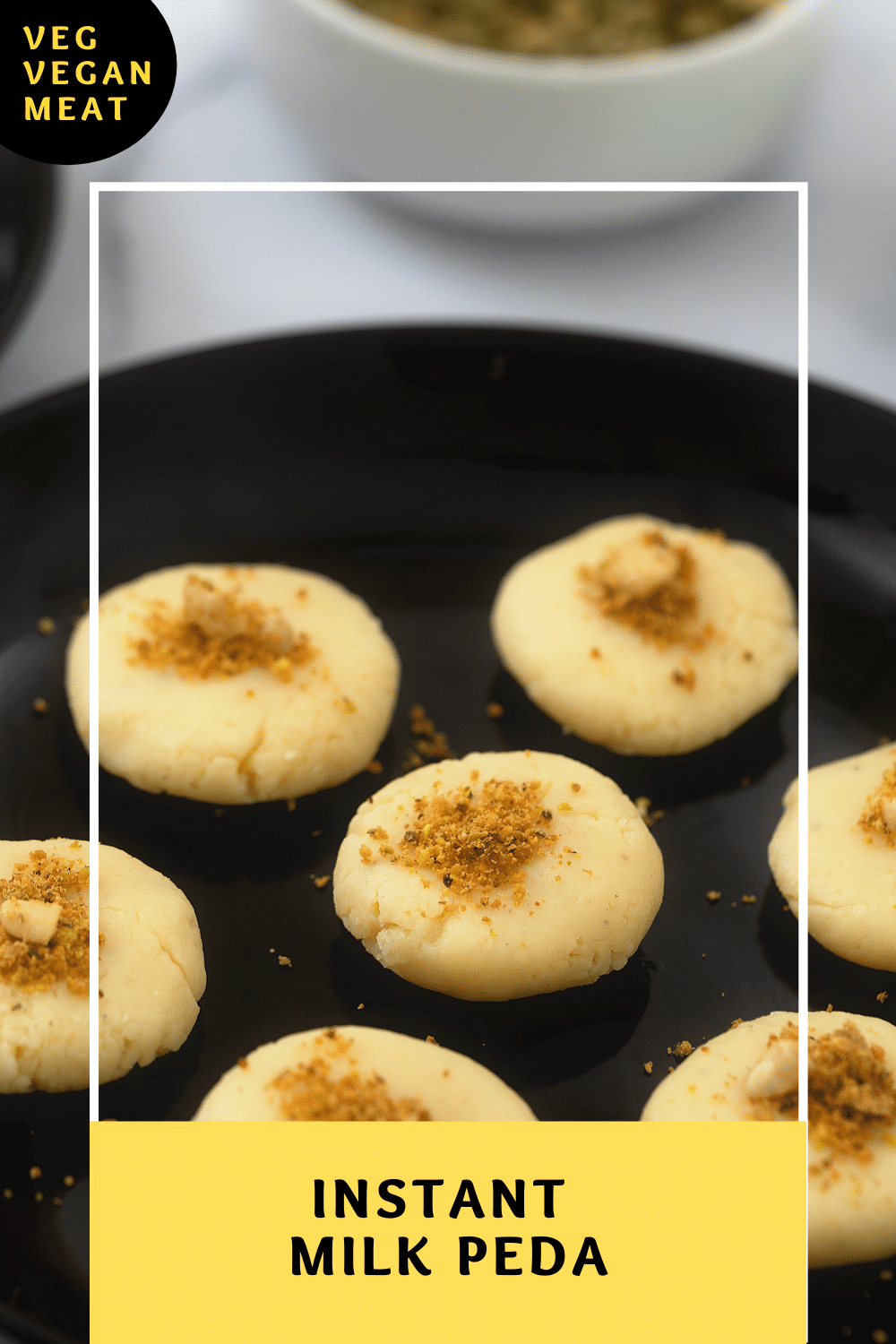 Doodh Peda Recipe (Milk Peda) - Yellow Chili's