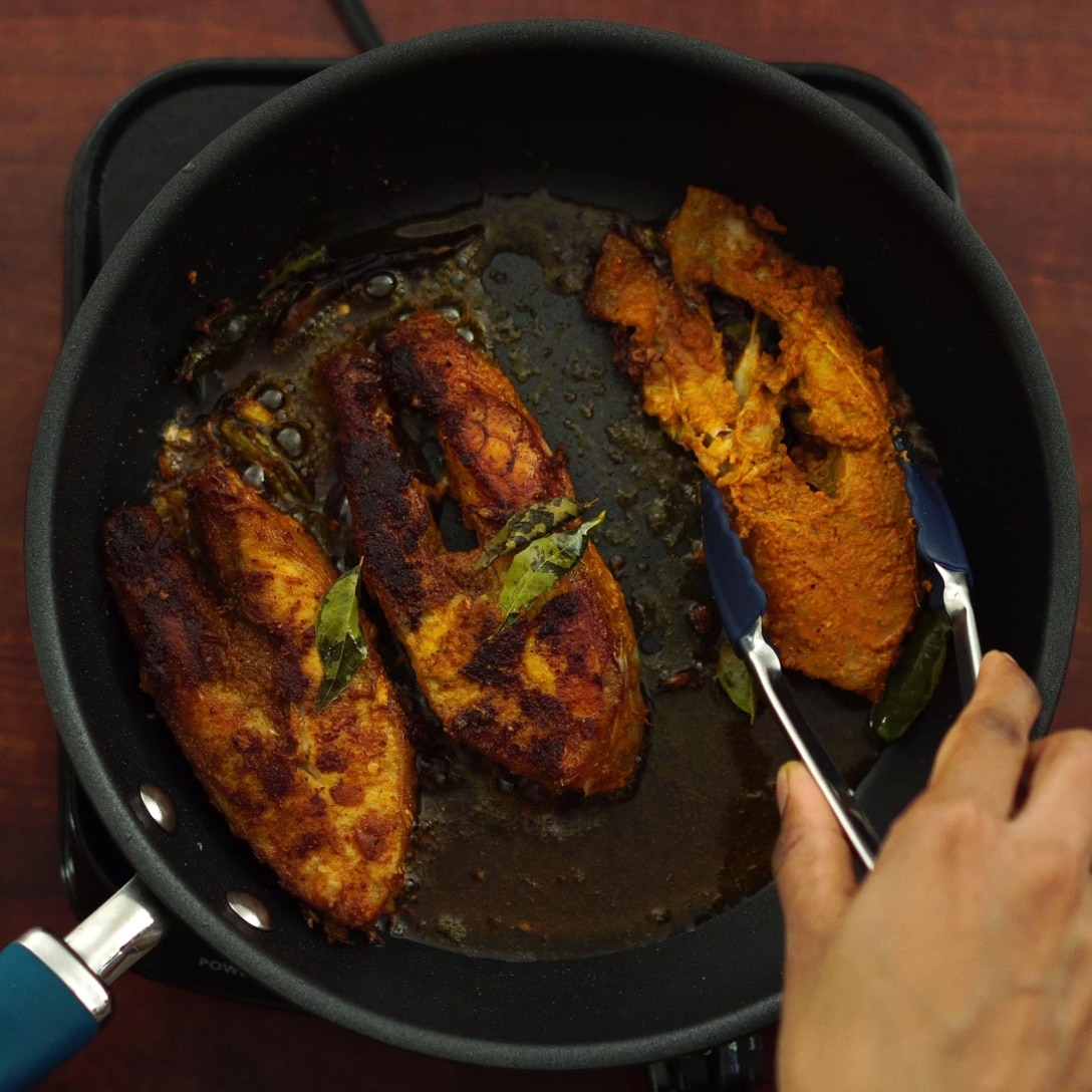 Indian Fish Fry Recipe (Pan Fried Fish) - Yellow Chili's