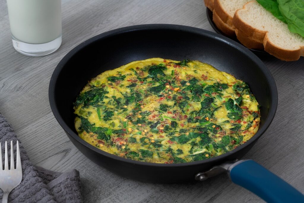 Spinach Omelet Recipe - Yellow Chili's