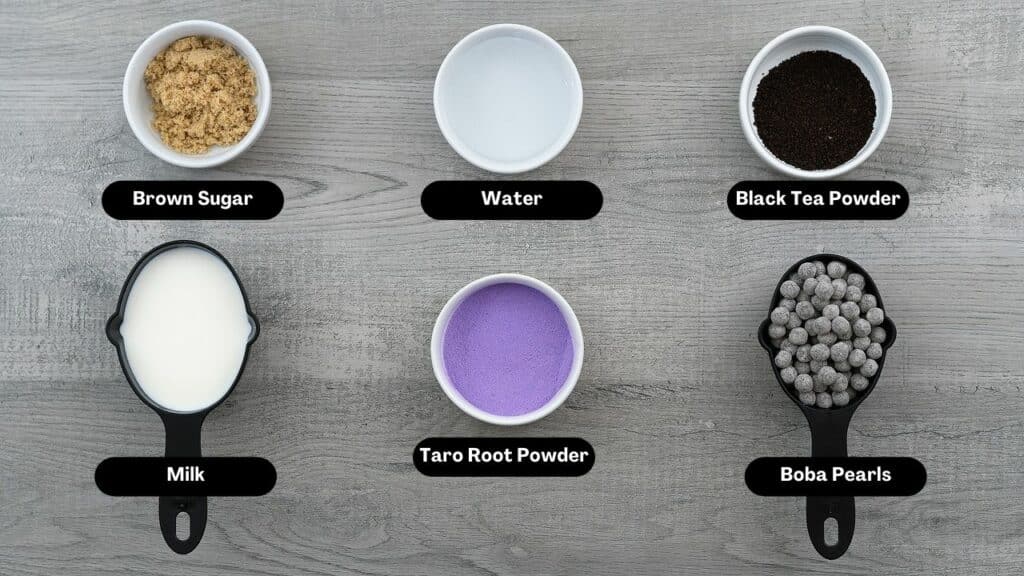 Taro Milk Tea Recipe (Taro Bubble Tea) - Yellow Chili's