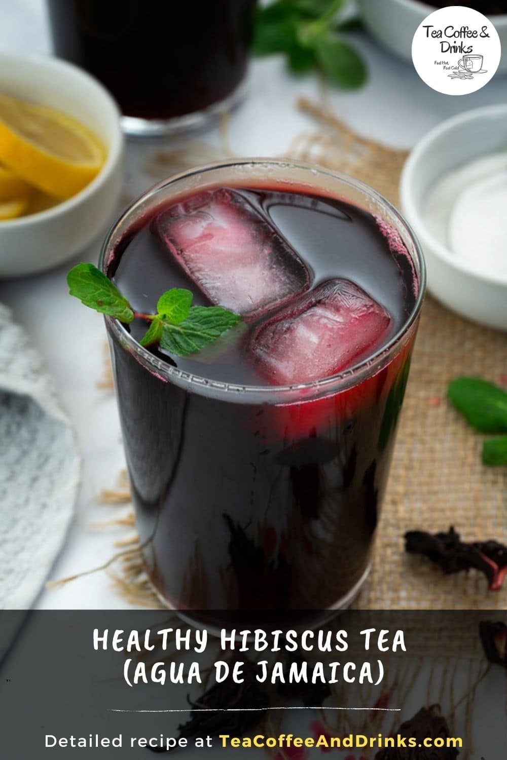 Hibiscus Tea Recipe (Agua De Jamaica) - Yellow Chili's