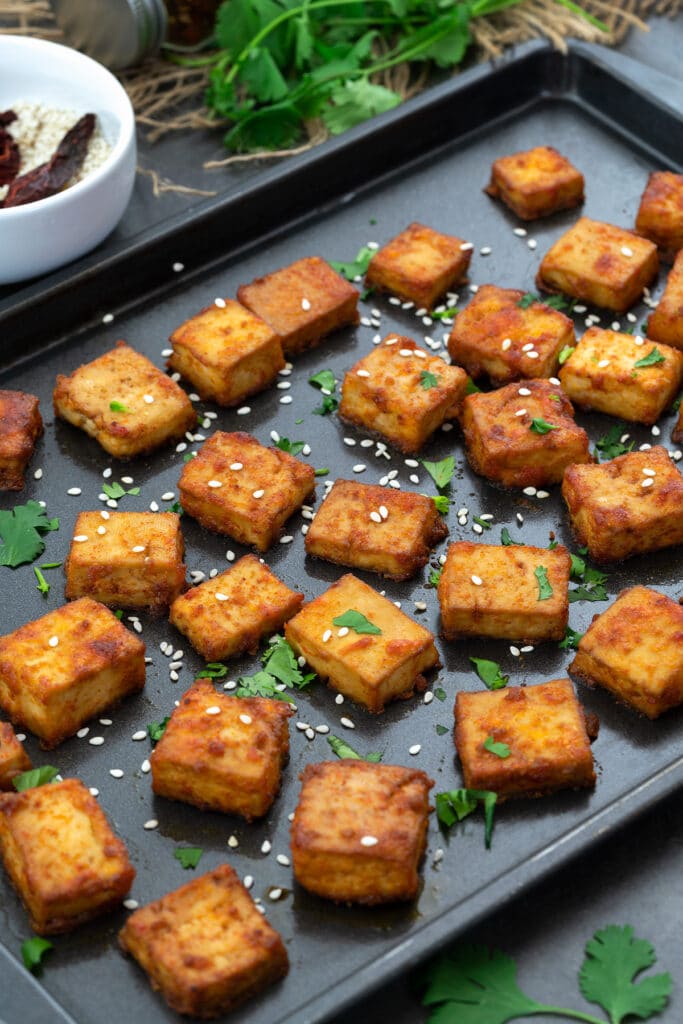 Crispy Baked Tofu Recipe - Yellow Chili's