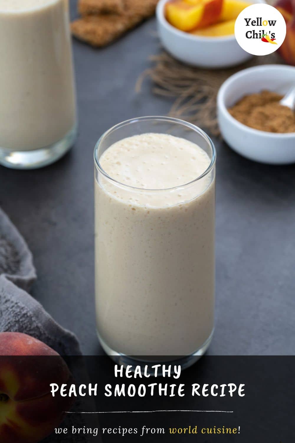 Peach Smoothie Recipe - Yellow Chili's - inside.pub