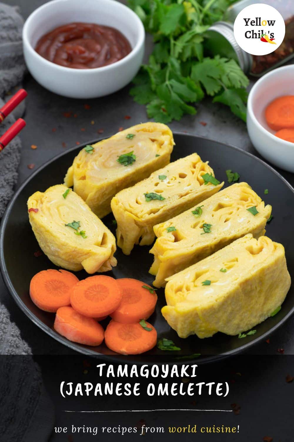 Tamagoyaki Recipe (Japanese Rolled Omelette) - Yellow Chili's