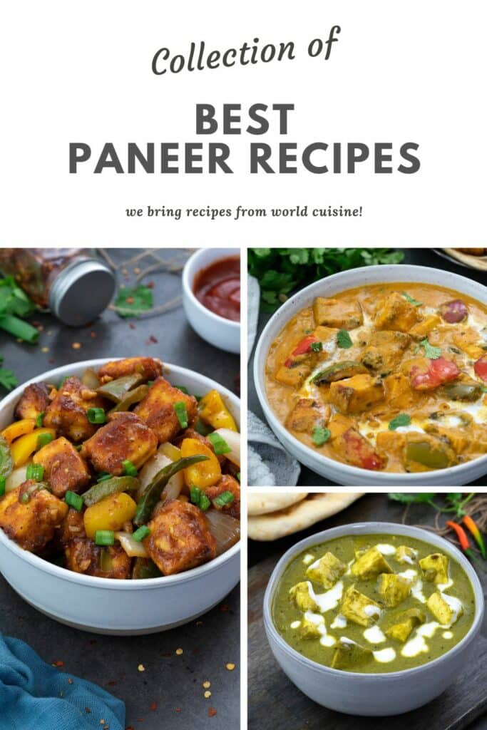 6 Best Paneer Recipes - Yellow Chili's