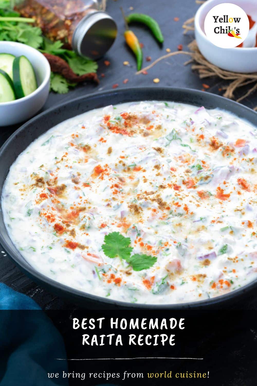 Raita Recipe - Yellow Chili's