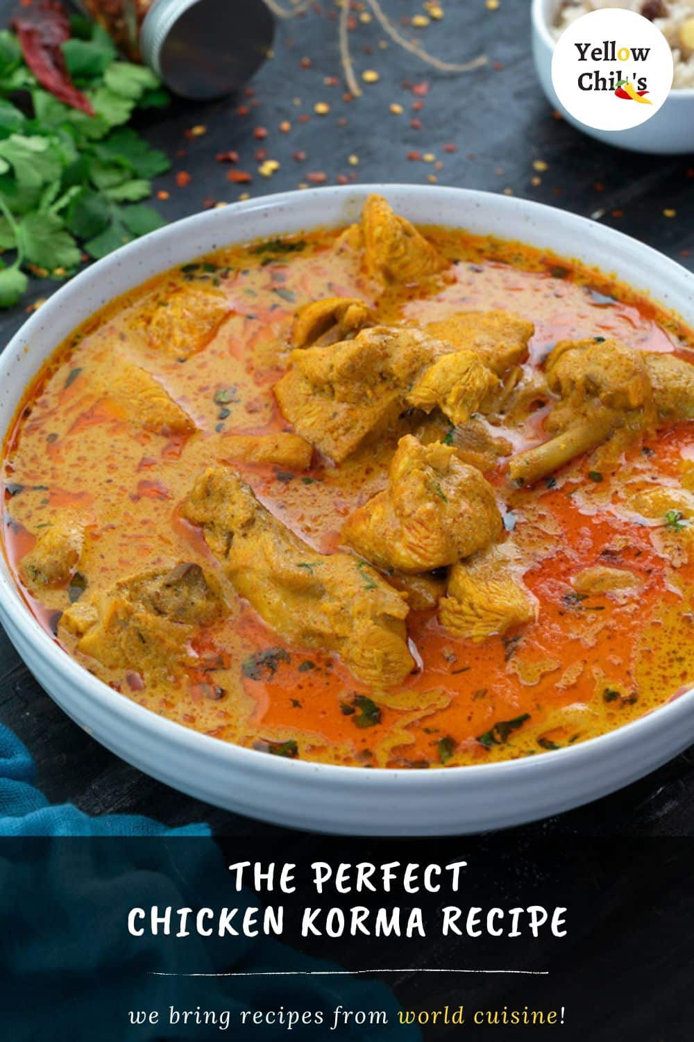 Chicken Korma Recipe - Yellow Chili's