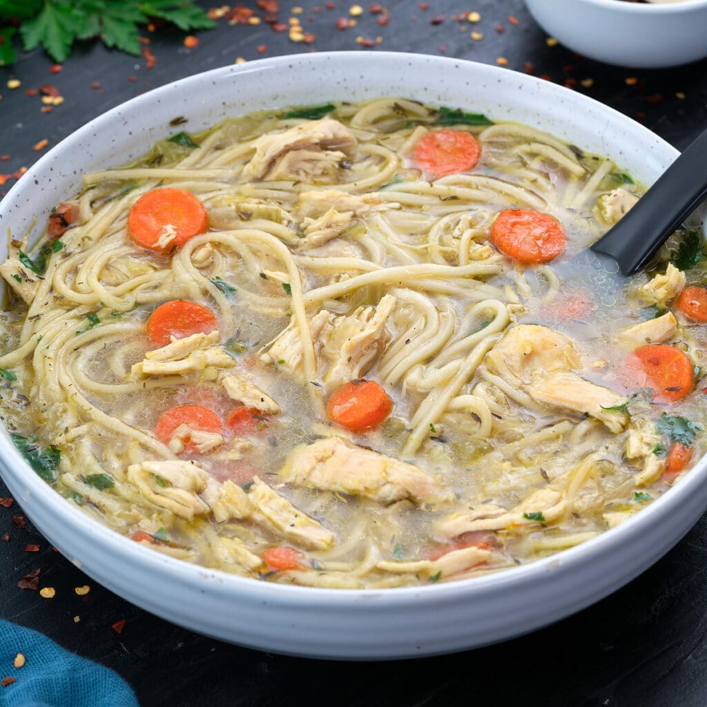 Homemade Chicken Noodle Soup Recipe - Yellow Chili's