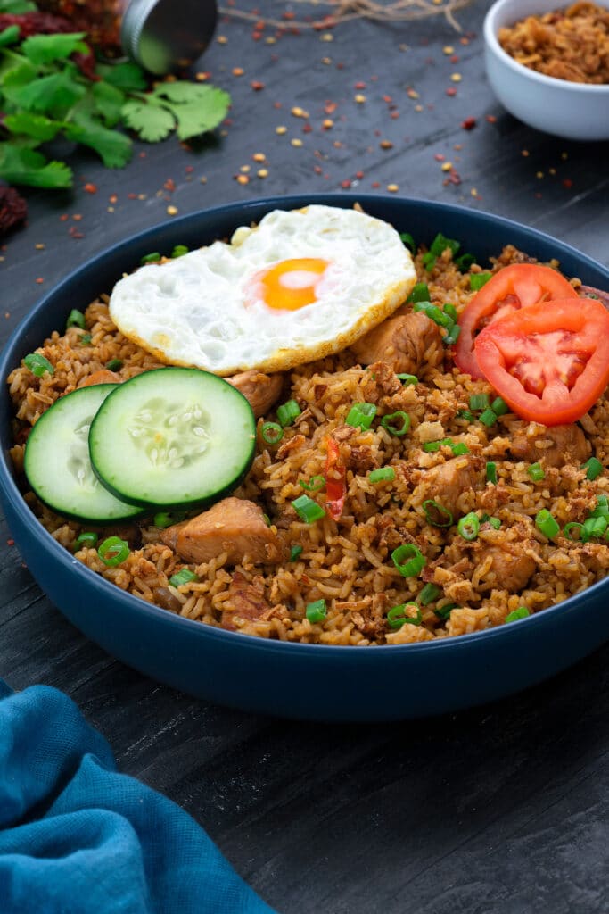 Nasi Goreng Recipe (Indonesian Fried Rice) - Yellow Chili's