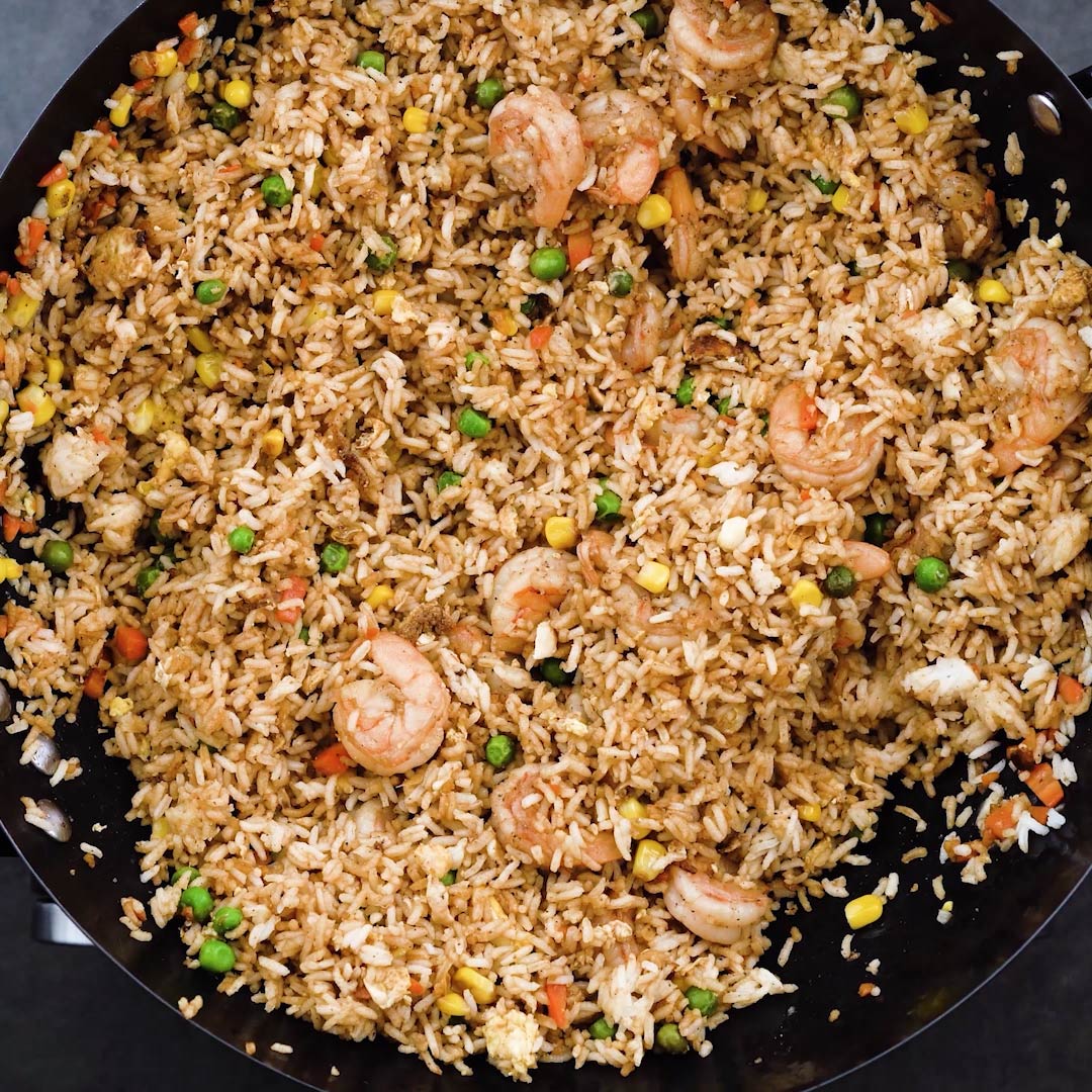 Shrimp Fried Rice Recipe - Yellow Chili's