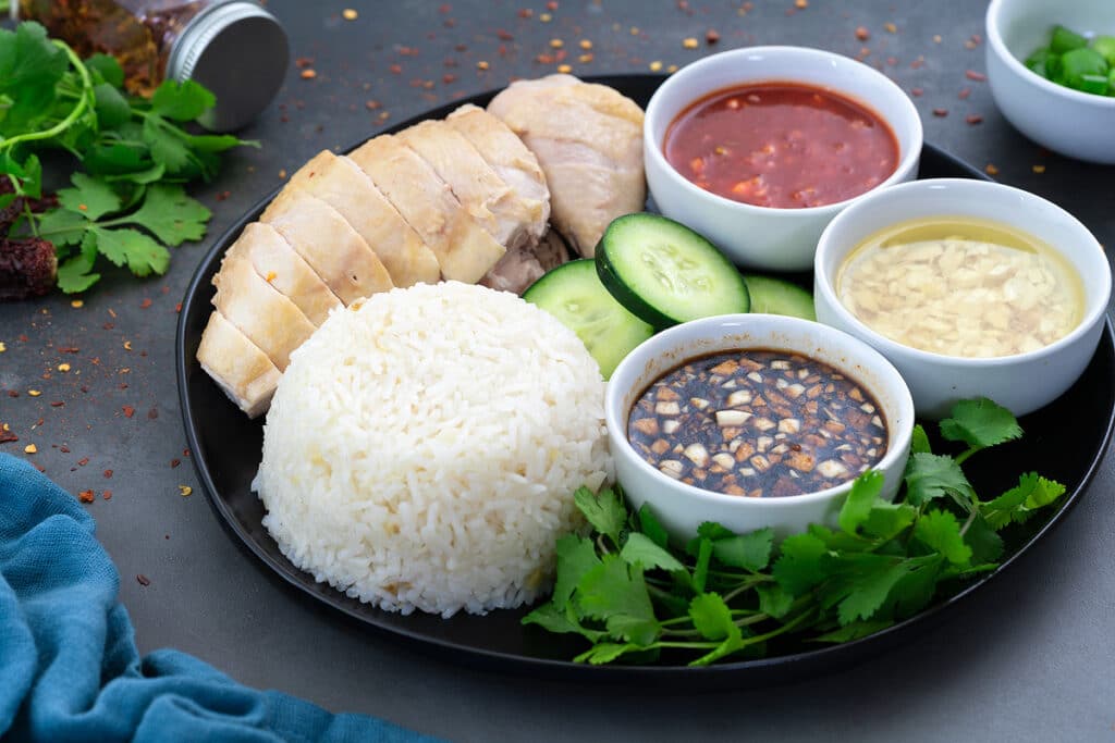 Hainanese Chicken Rice Recipe (Singapore Chicken Rice) - Yellow Chili's