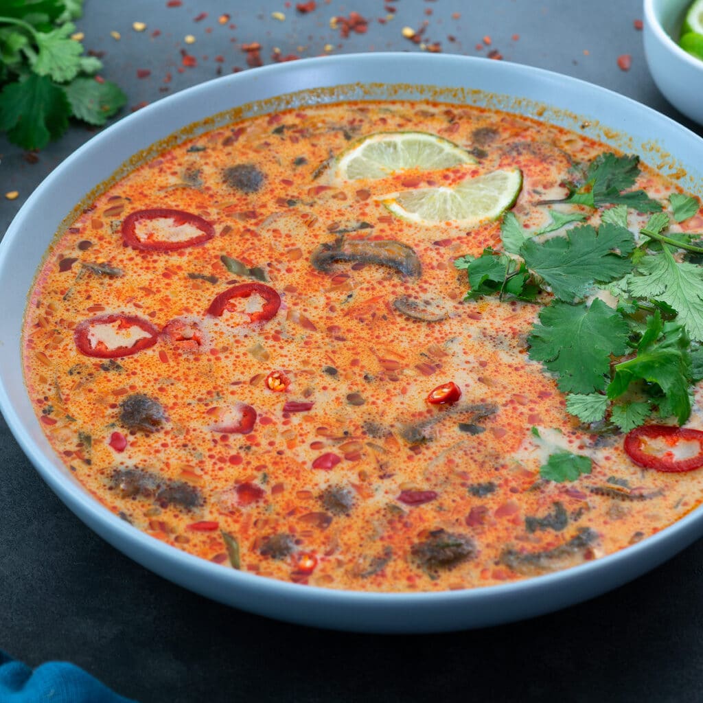 Tom Kha Gai Soup Recipe (Thai Coconut Chicken Soup) - Yellow Chili's