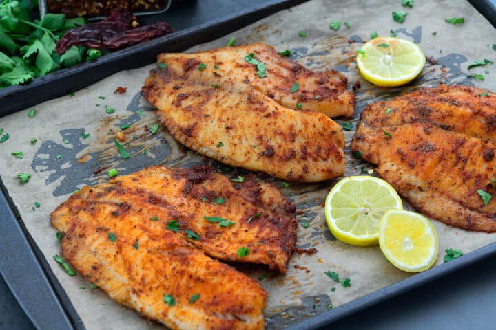 Oven Baked Tilapia Recipe - Yellow Chili's