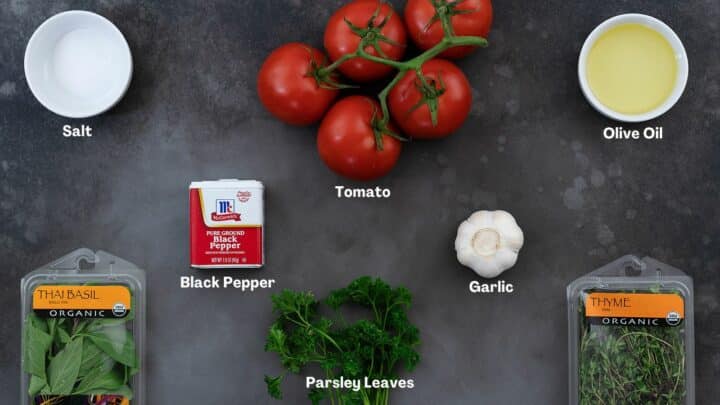 Oven Roasted Tomatoes Recipe - Yellow Chili's