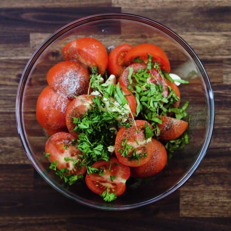 Oven Roasted Tomatoes Recipe - Yellow Chili's