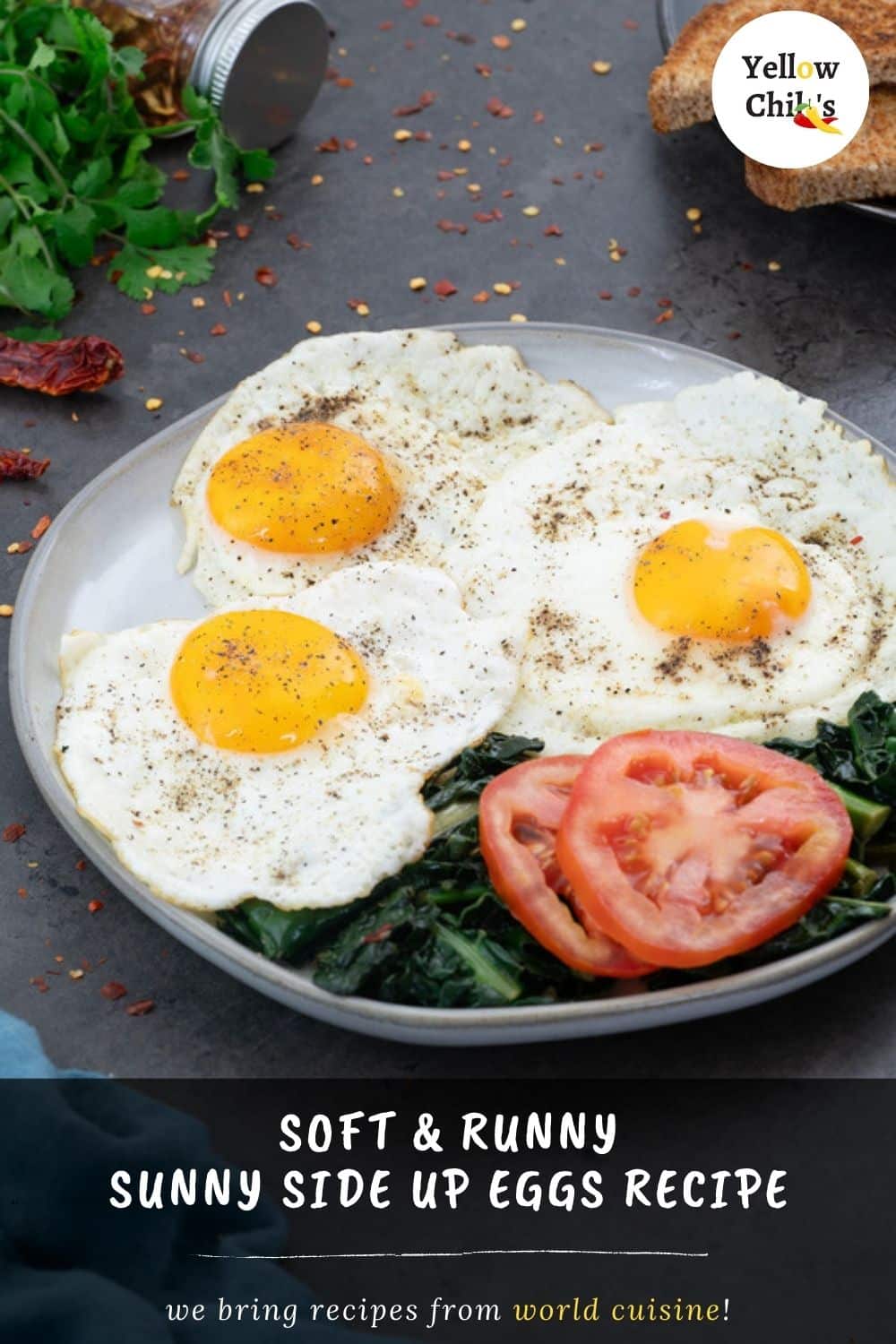 Sunny-Side-Up Eggs Recipe - Yellow Chili's