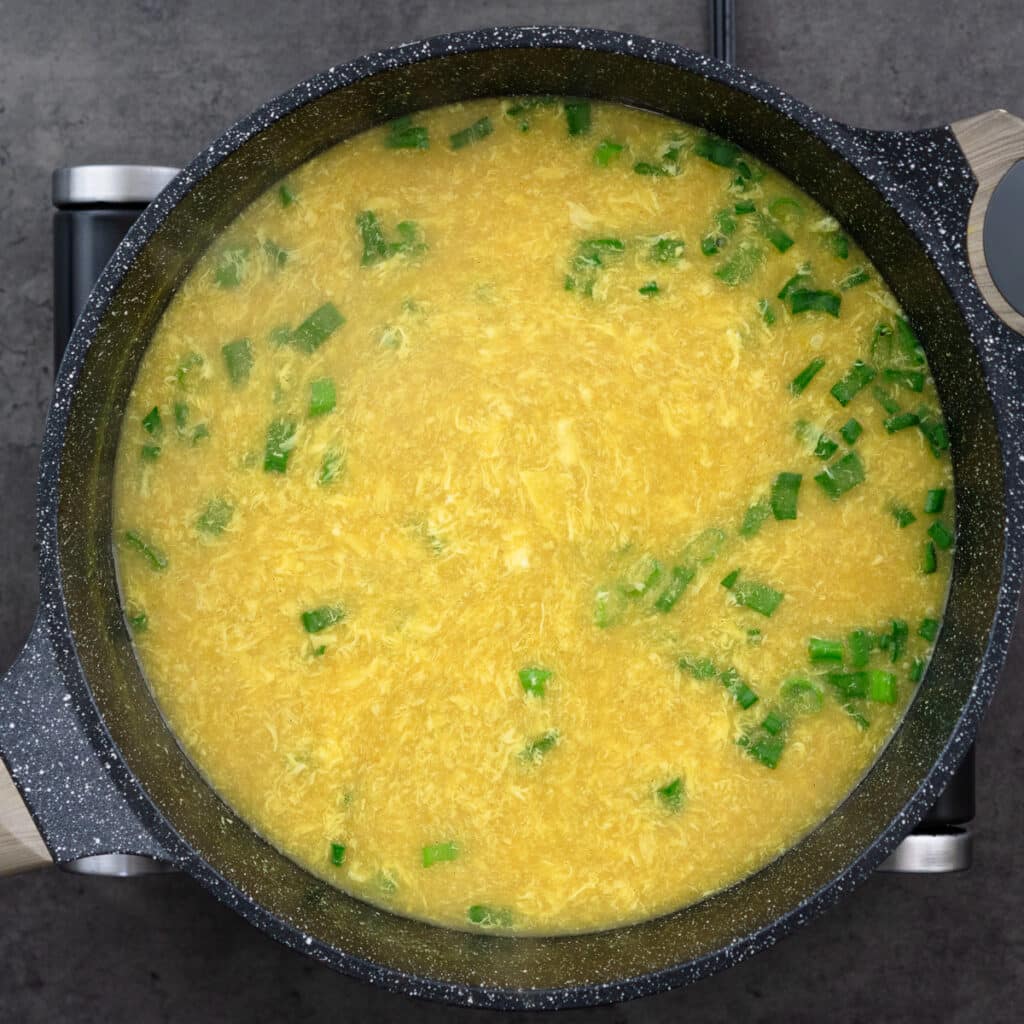 Egg Drop Soup Recipe Egg Flower Soup Yellow Chilis