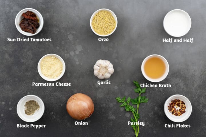 Creamy Orzo Recipe with Garlic Parmesan - Yellow Chili's